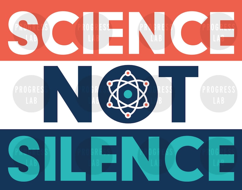 Science March March for Science Printable Protest Sign - Etsy