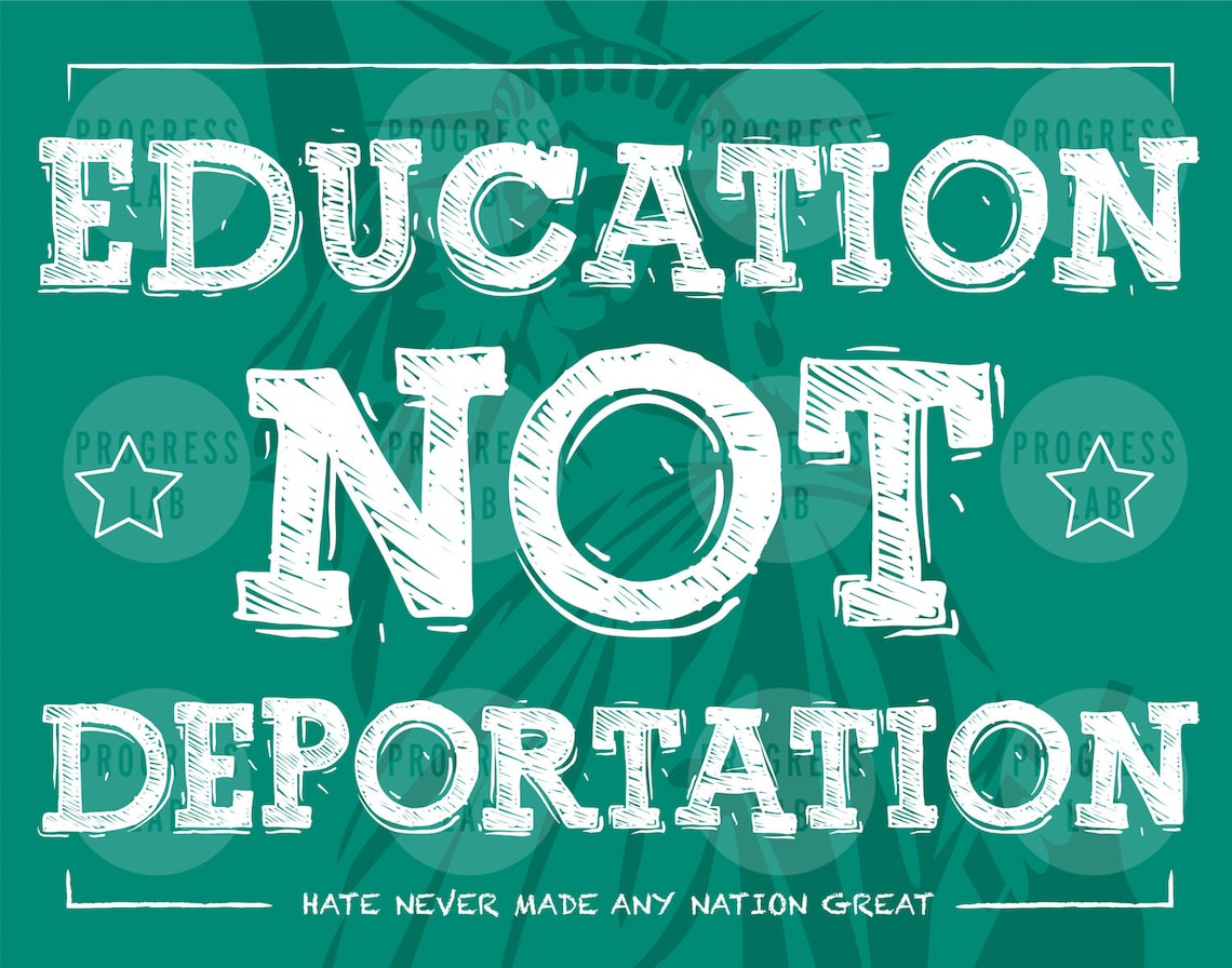 DACA Protest Sign DOWNLOADABLE Protest Anti Trump - Etsy