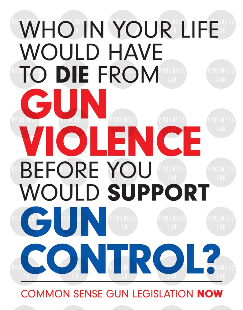 Gun Control Protest Sign (DOWNLOADABLE) - Protest - Anti NRA - Anti ...