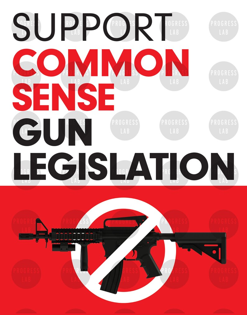 Gun Control Poster, Political, Gun Instant Download, Gun Reform Now ...