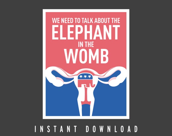 Womens Rights Poster PRINTABLE Protest Sign Feminist Poster | Etsy