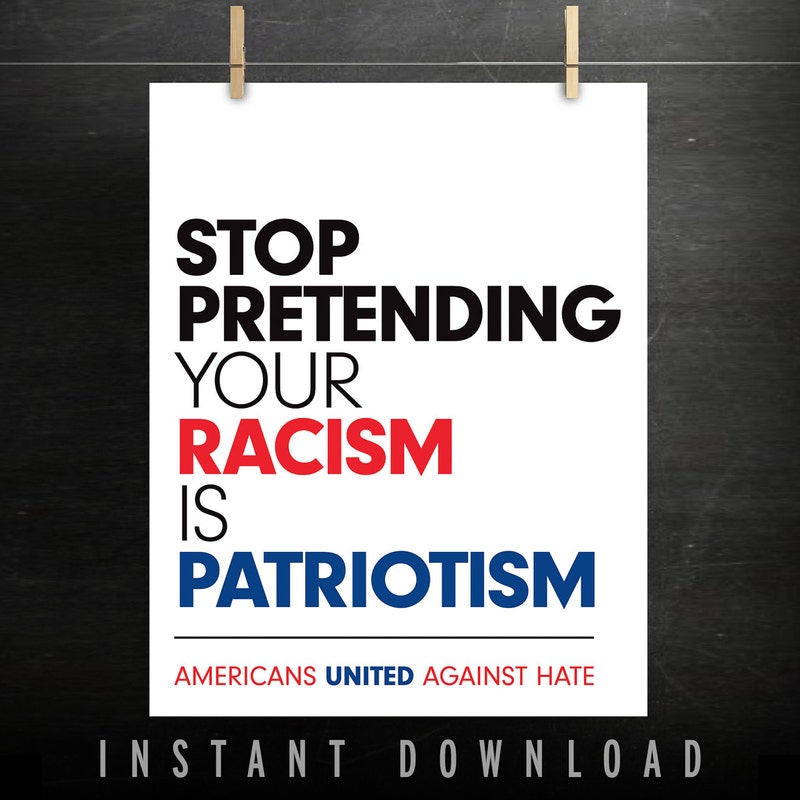 Protest Posters Racial - Etsy