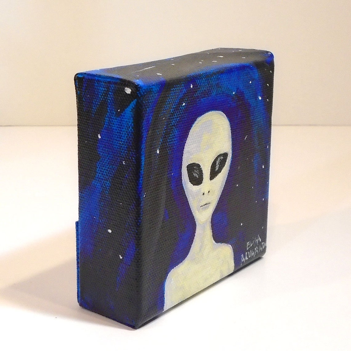 Alien Painting - Surreal Painting - Acrylic Painting - Creature Art ...