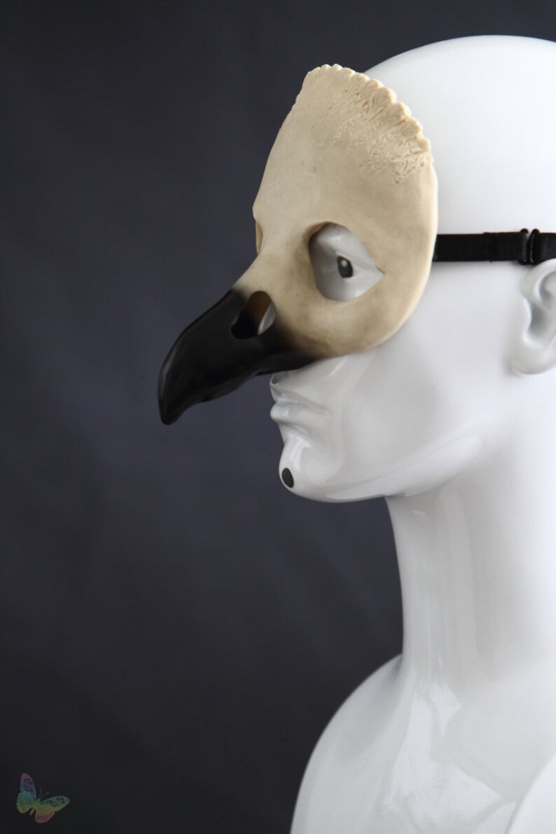 Raven Skull Mask Mask Raven Mask Crow Skull Skeleton - Etsy