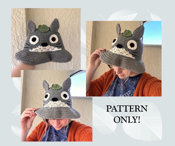 Totoro Hat Crochet Pattern Totoro Cat Ear Beanie Selling On My Etsy!
