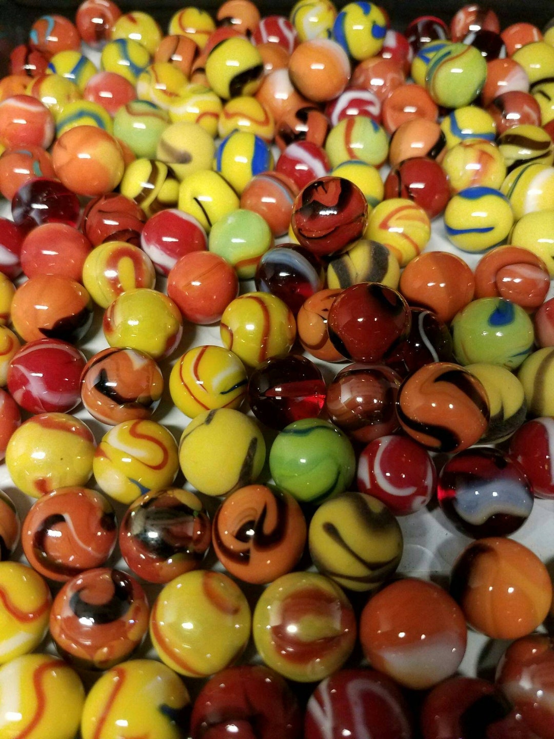 20 Marbles Mix Premium Colors Mix Good UV and Black Light Reactivity ...