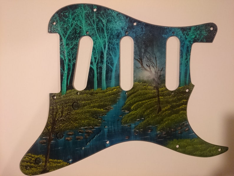 Forest Painting for Stratocaster Guitar Pickguards - Etsy