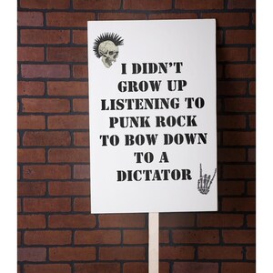 Custom Protest Sign: Personalized Political Rally Poster - Etsy