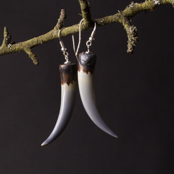 Bone Earrings - Etsy