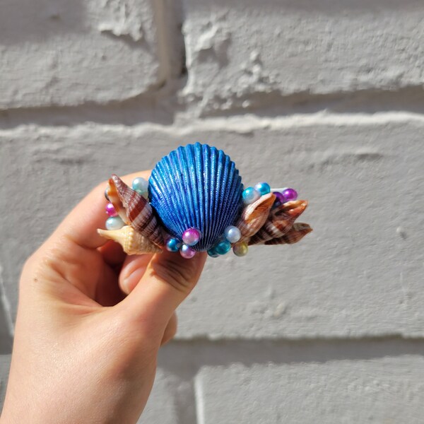 Sea Shell Hair Clips - Etsy