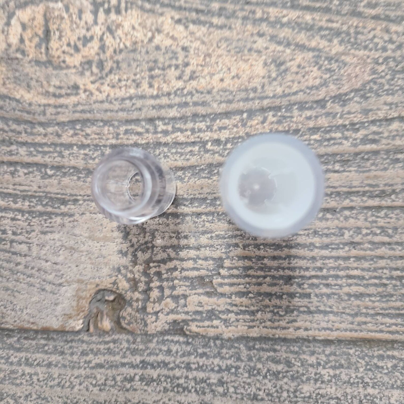 Pack of 30 Clear Plastic Screw Top Storage Tubes With Frosted Insert 3 ...