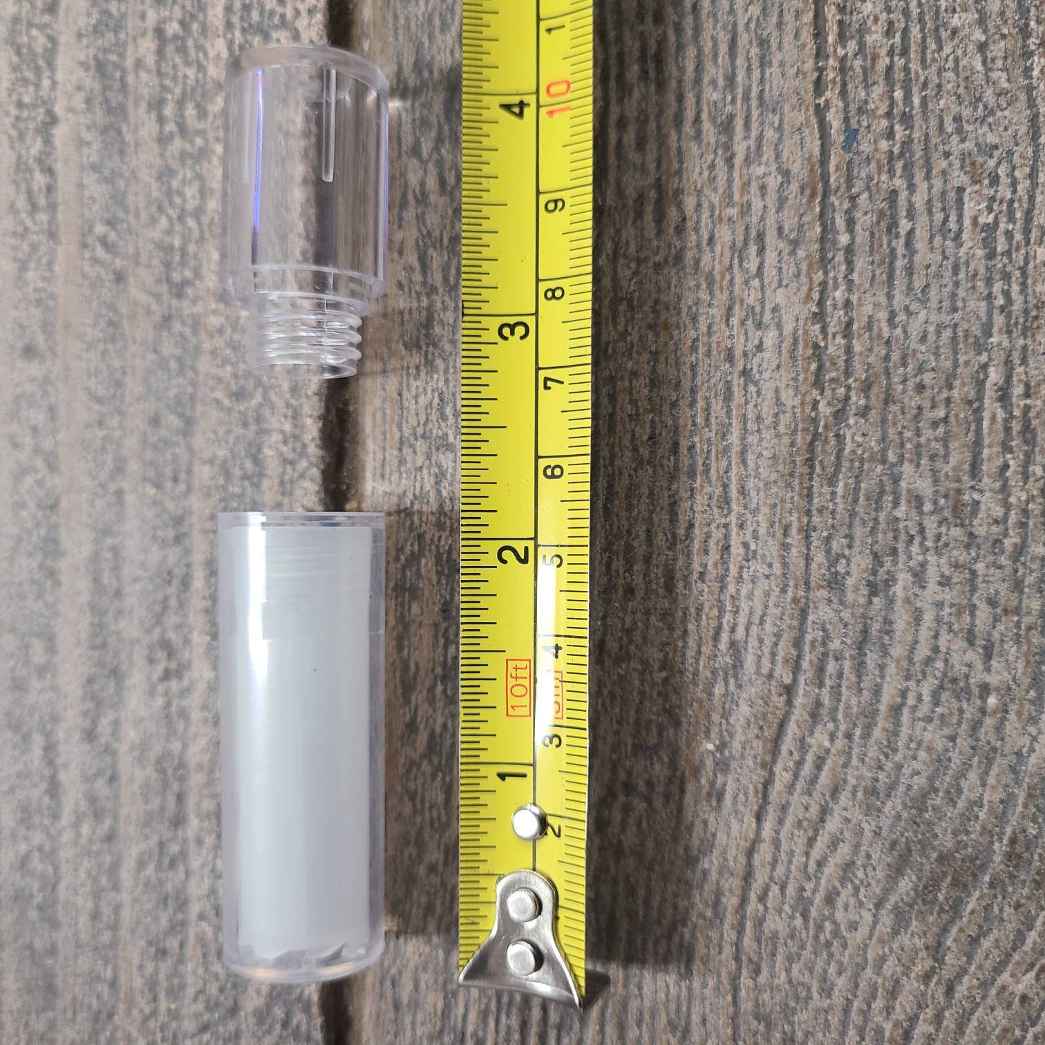 Pack of 30 Clear Plastic Screw Top Storage Tubes With Frosted Insert 3 ...