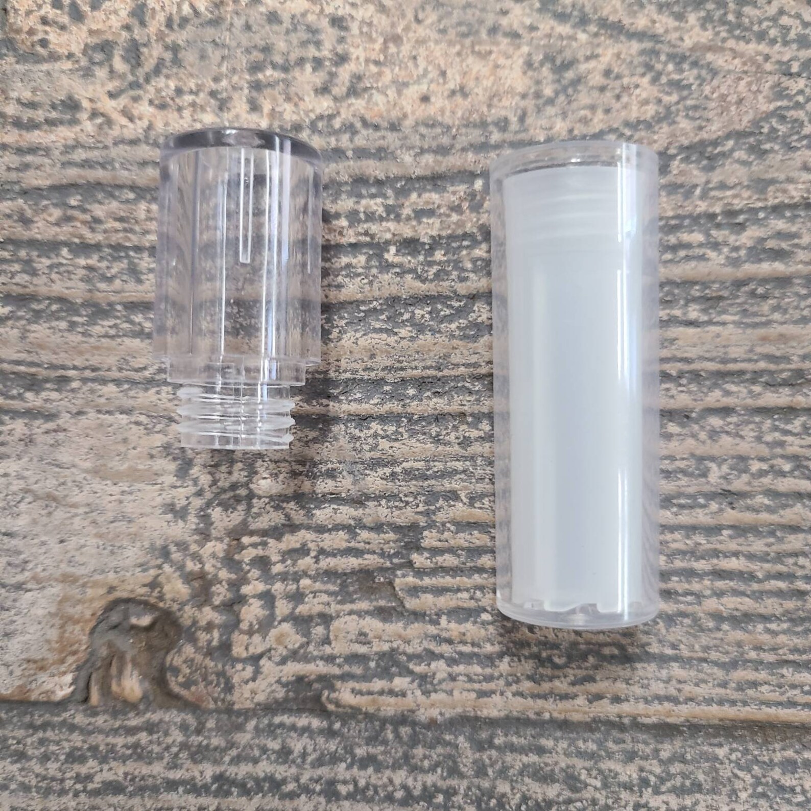 Pack of 30 Clear Plastic Screw Top Storage Tubes With Frosted Insert 3 ...