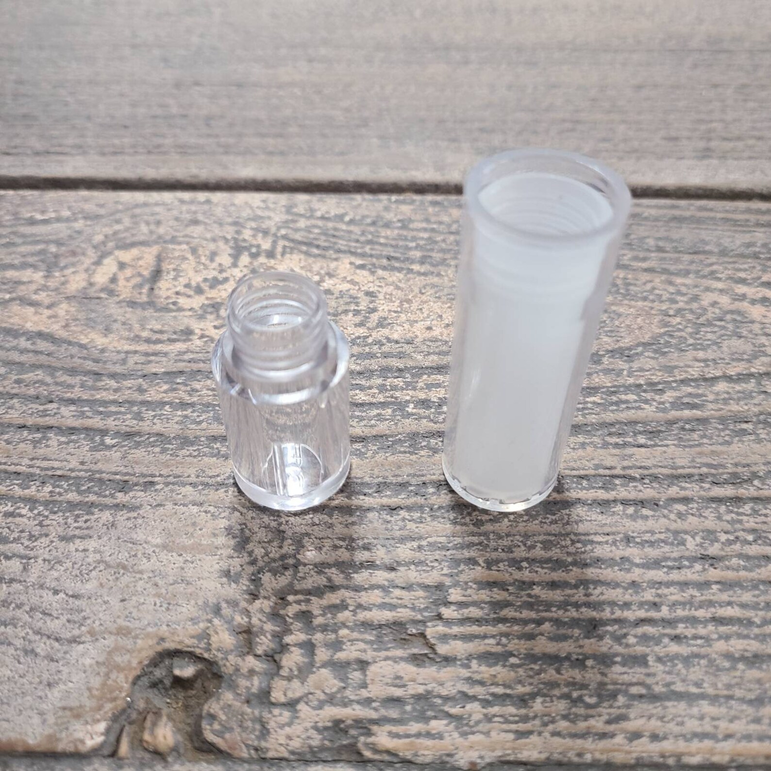 Pack of 30 Clear Plastic Screw Top Storage Tubes With Frosted Insert 3 ...