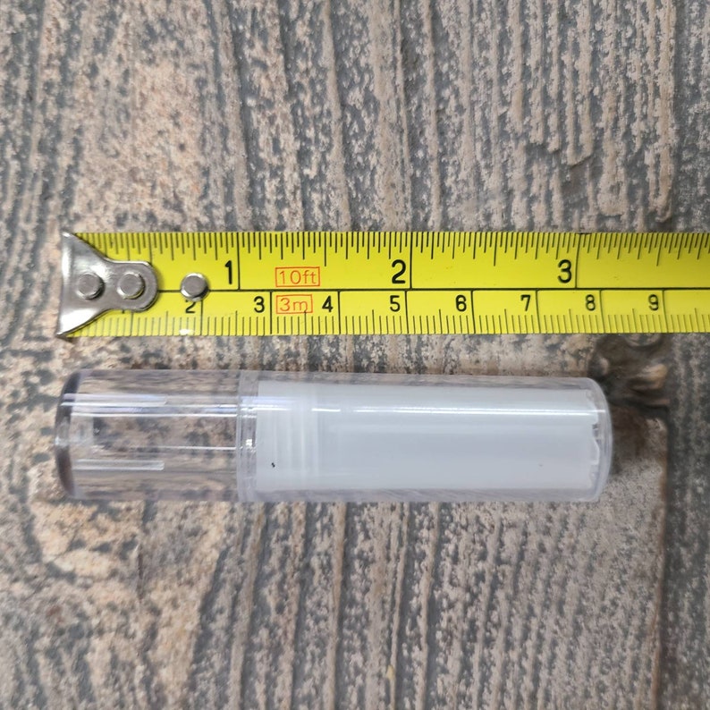 Pack of 30 Clear Plastic Screw Top Storage Tubes With Frosted Insert 3 ...