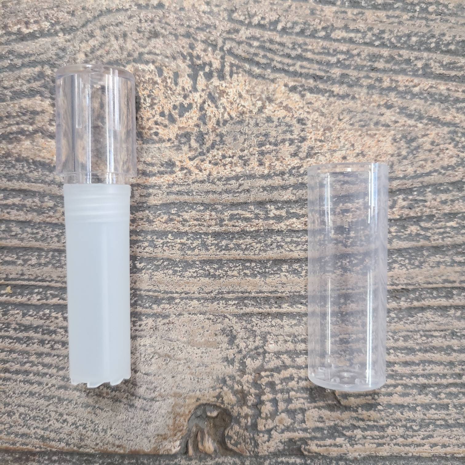 Pack of 30 Clear Plastic Screw Top Storage Tubes With Frosted Insert 3 ...