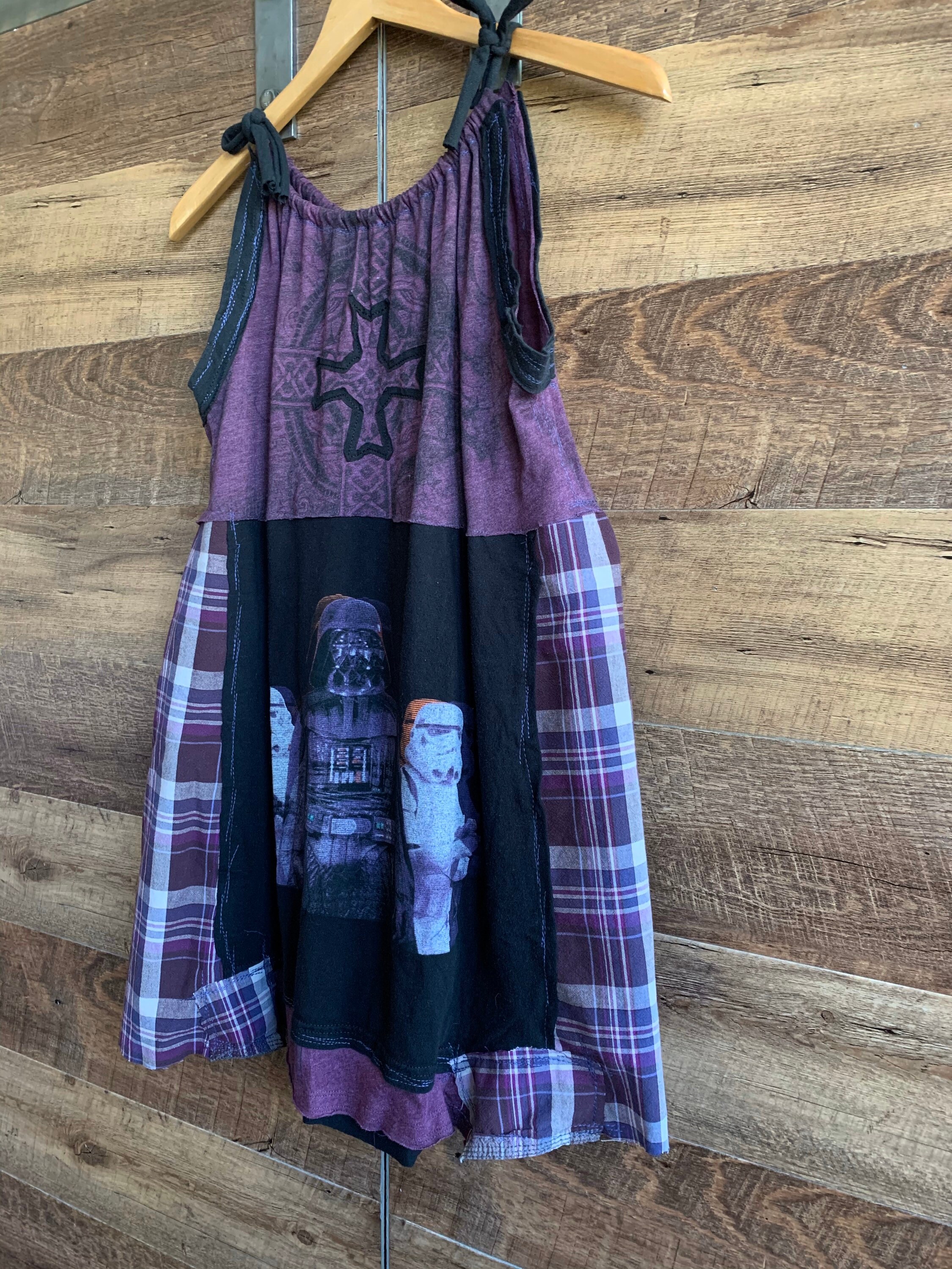 Purple Summer Tunic Funky Tunic Star War Tunic Cosplay Tunic Dark Side ...