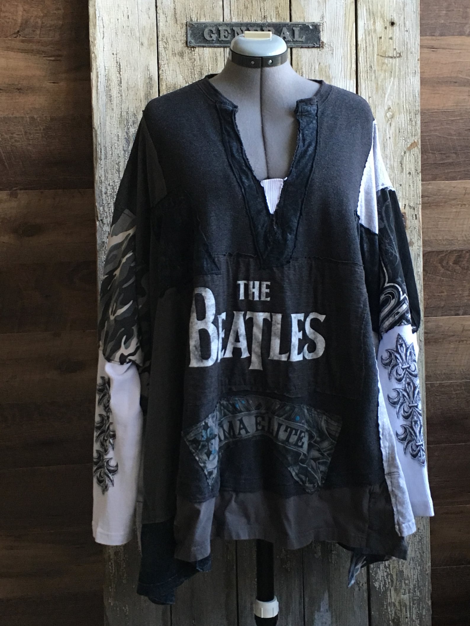 Custom Poncho From YOUR Tribute or Travel T-shirts| Funky Poncho | T ...