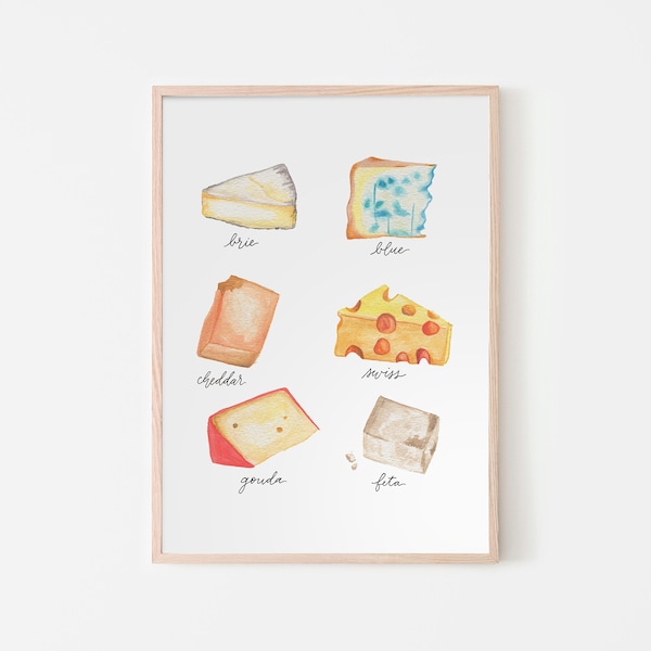 Cheese Art Print - Etsy