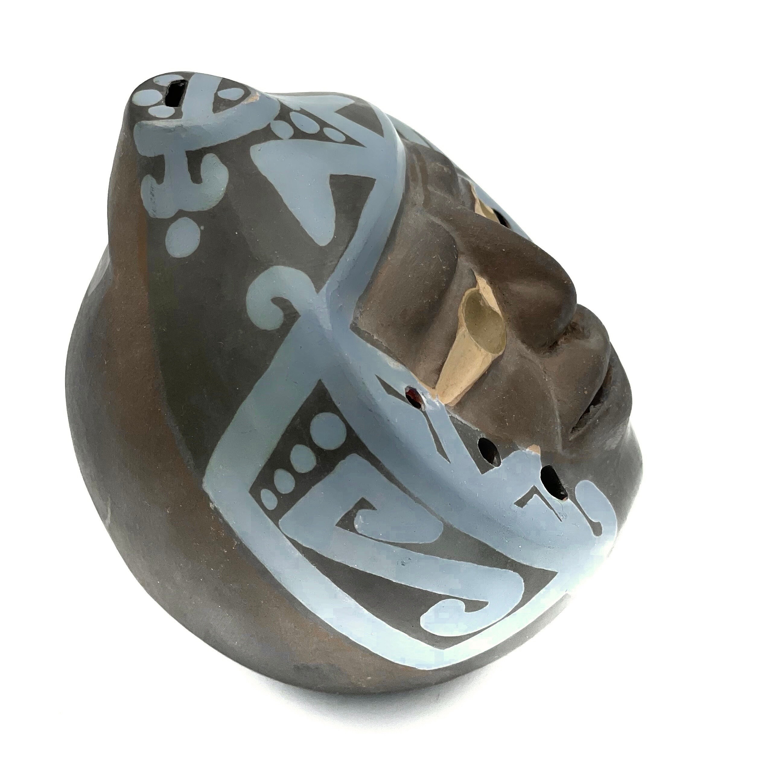 Vintage Clay Flute, Ocarina, Chile South America Flute, Ceramic Flute ...