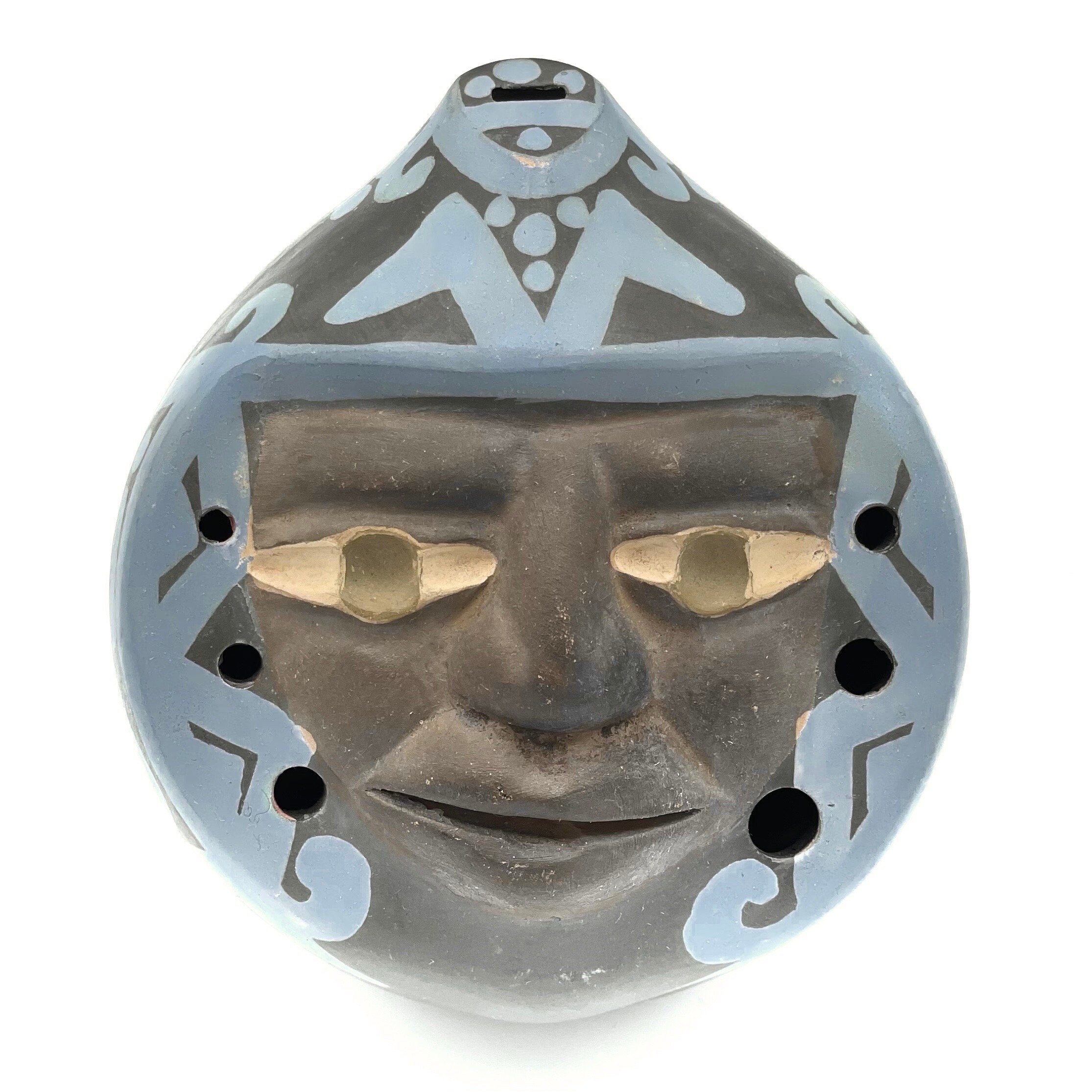 Vintage Clay Flute, Ocarina, Chile South America Flute, Ceramic Flute ...