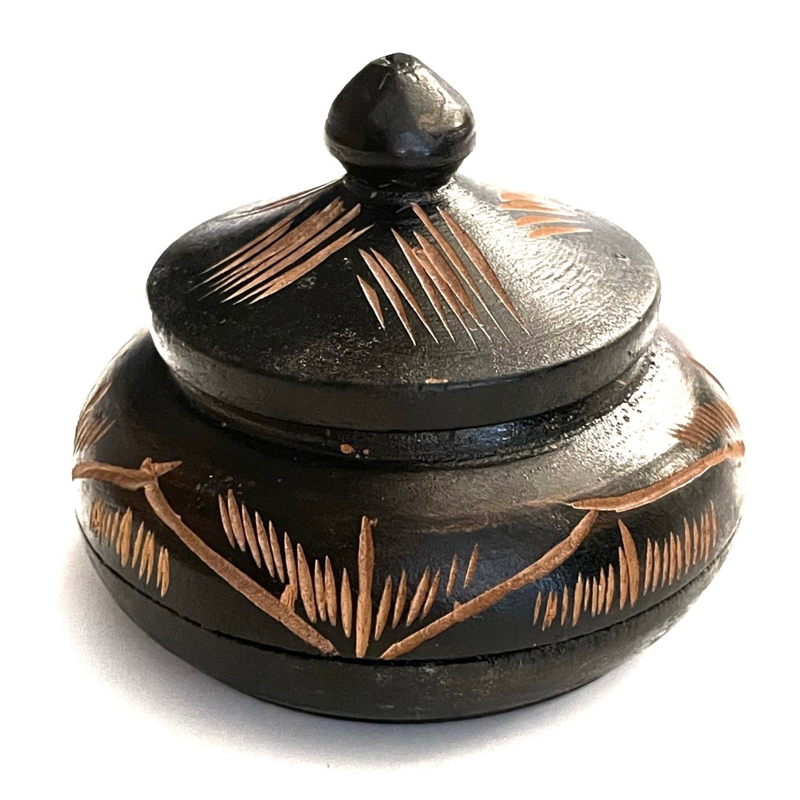 Mexican Trinket Box, Mexican Jewelry Box, Mexican Round Wood Box - Etsy