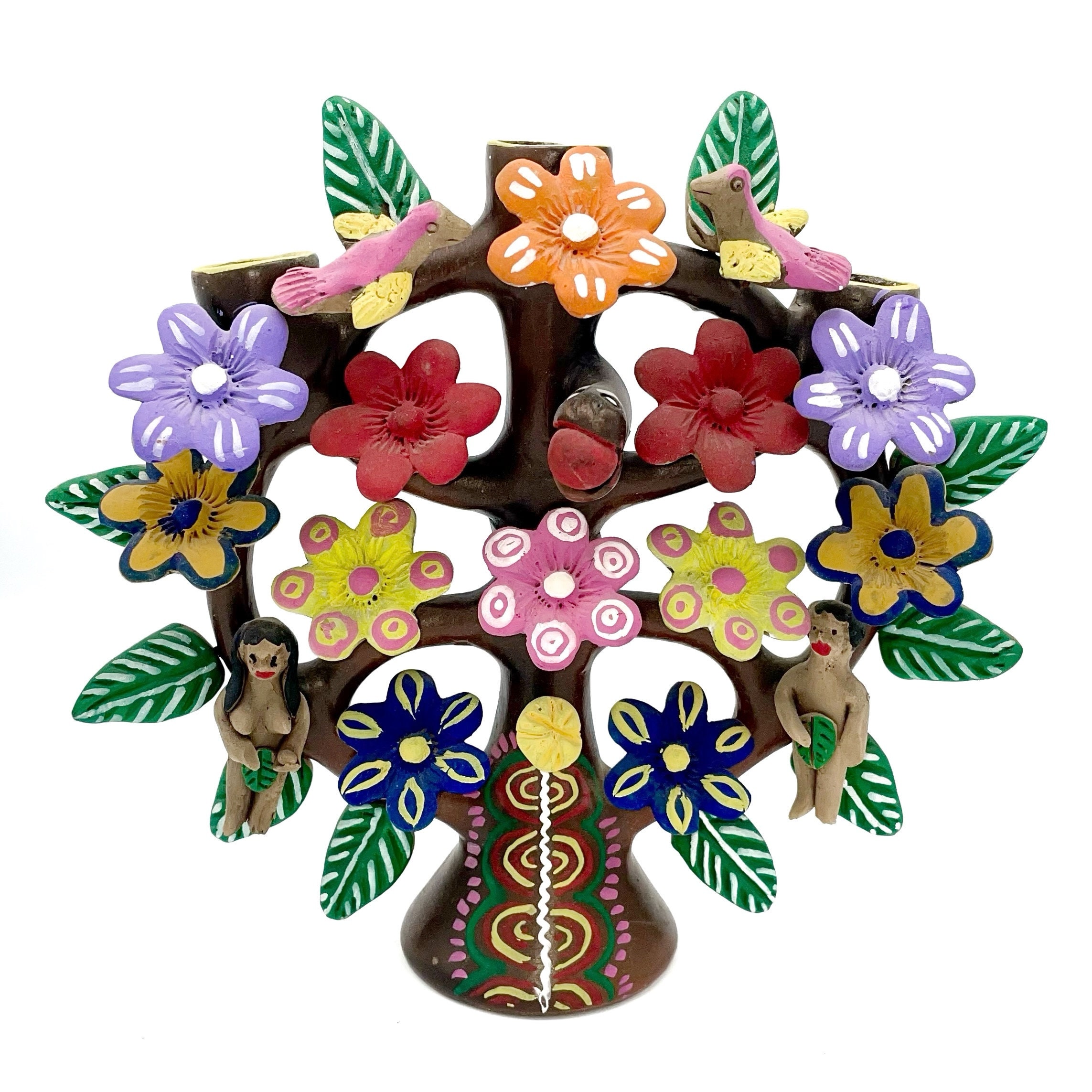 Vintage Tree of Life, Mexican Tree of Life, Clay Tree of Life, Árbol De ...