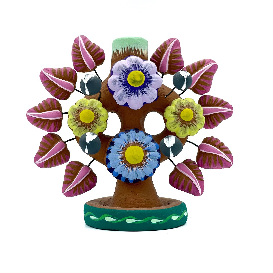 Vintage Tree of Life, Mexican Tree of Life, Clay Tree of Life, Árbol De ...