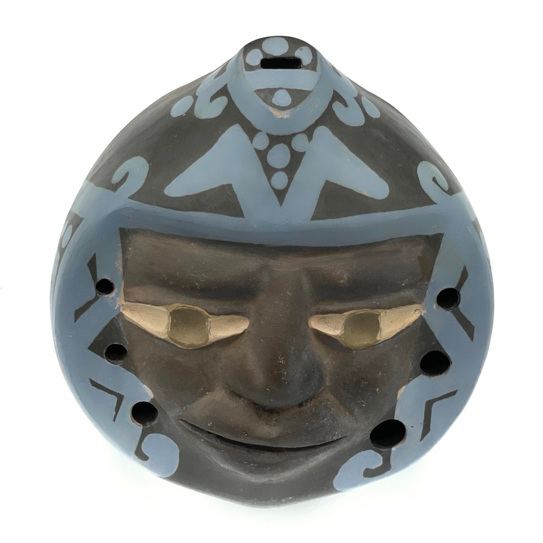 Vintage Clay Flute, Ocarina, Chile South America Flute, Ceramic Flute ...