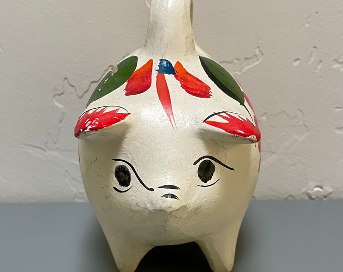 Vintage Mexican Piggy Bank, Mexican , Coin Holder, Mexican Smash Piggy ...