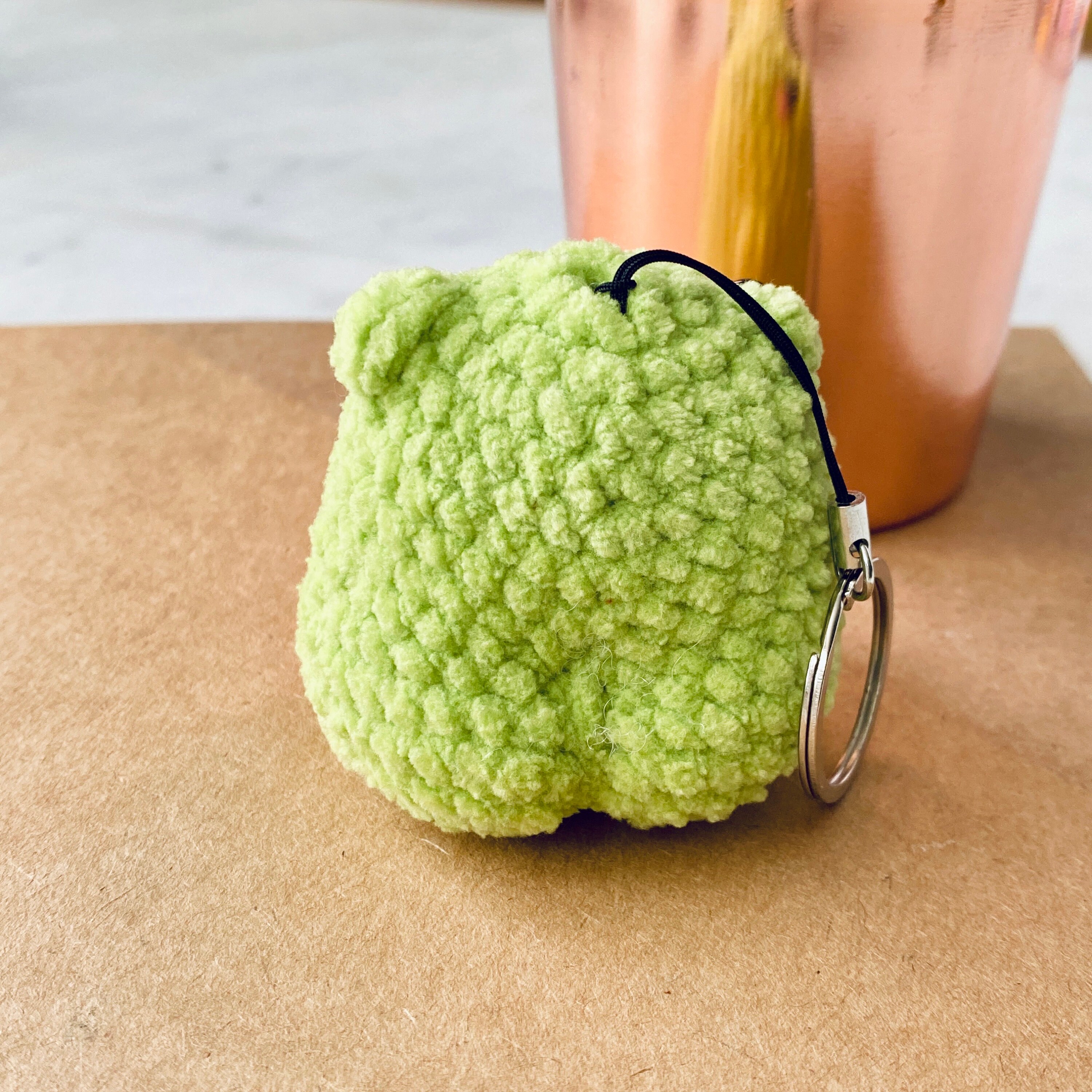 Cheeky Frog Keychain Amigurumi Cuddly Soft Cute - Etsy