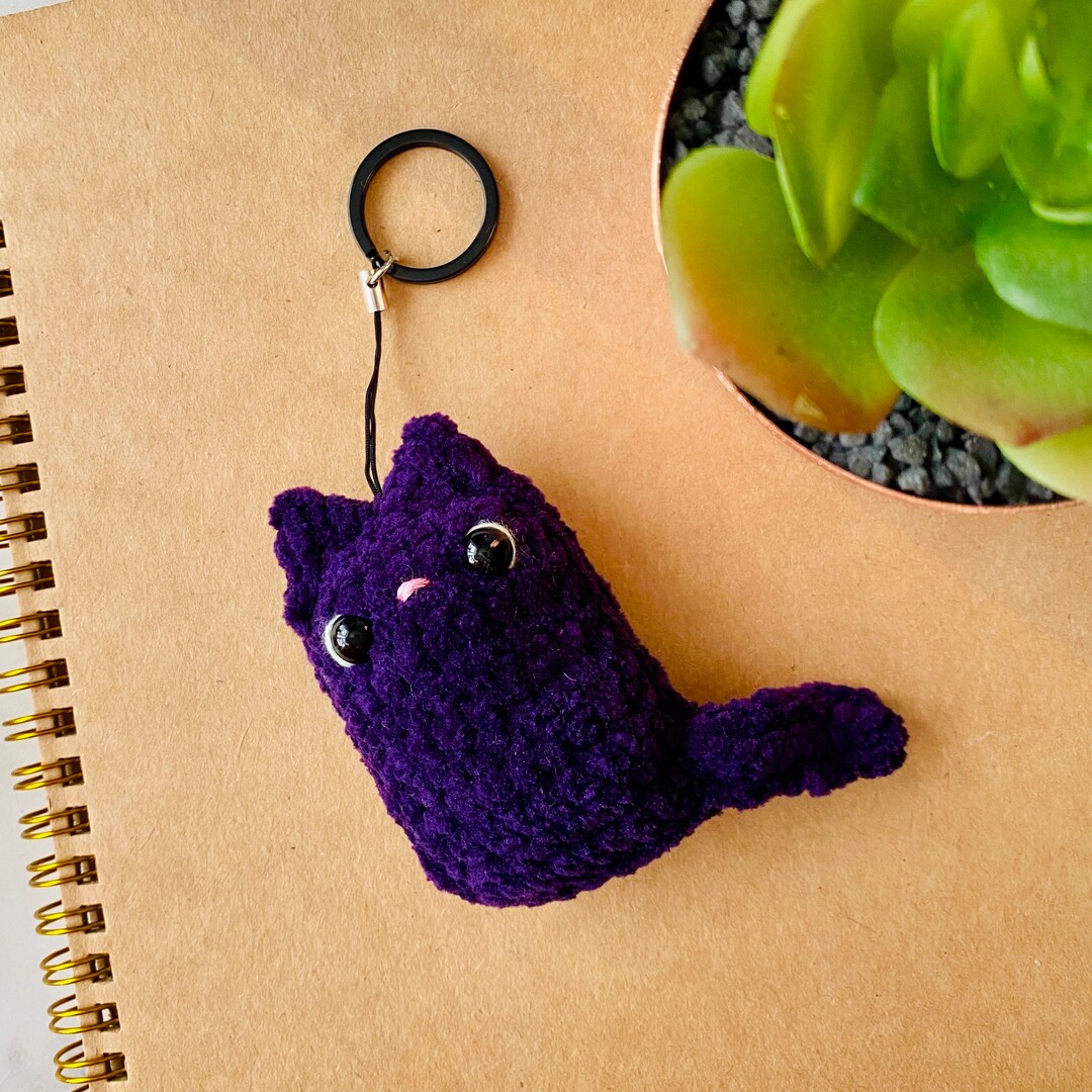 Cat Keychain Amigurumi Cuddly Soft Cute - Etsy