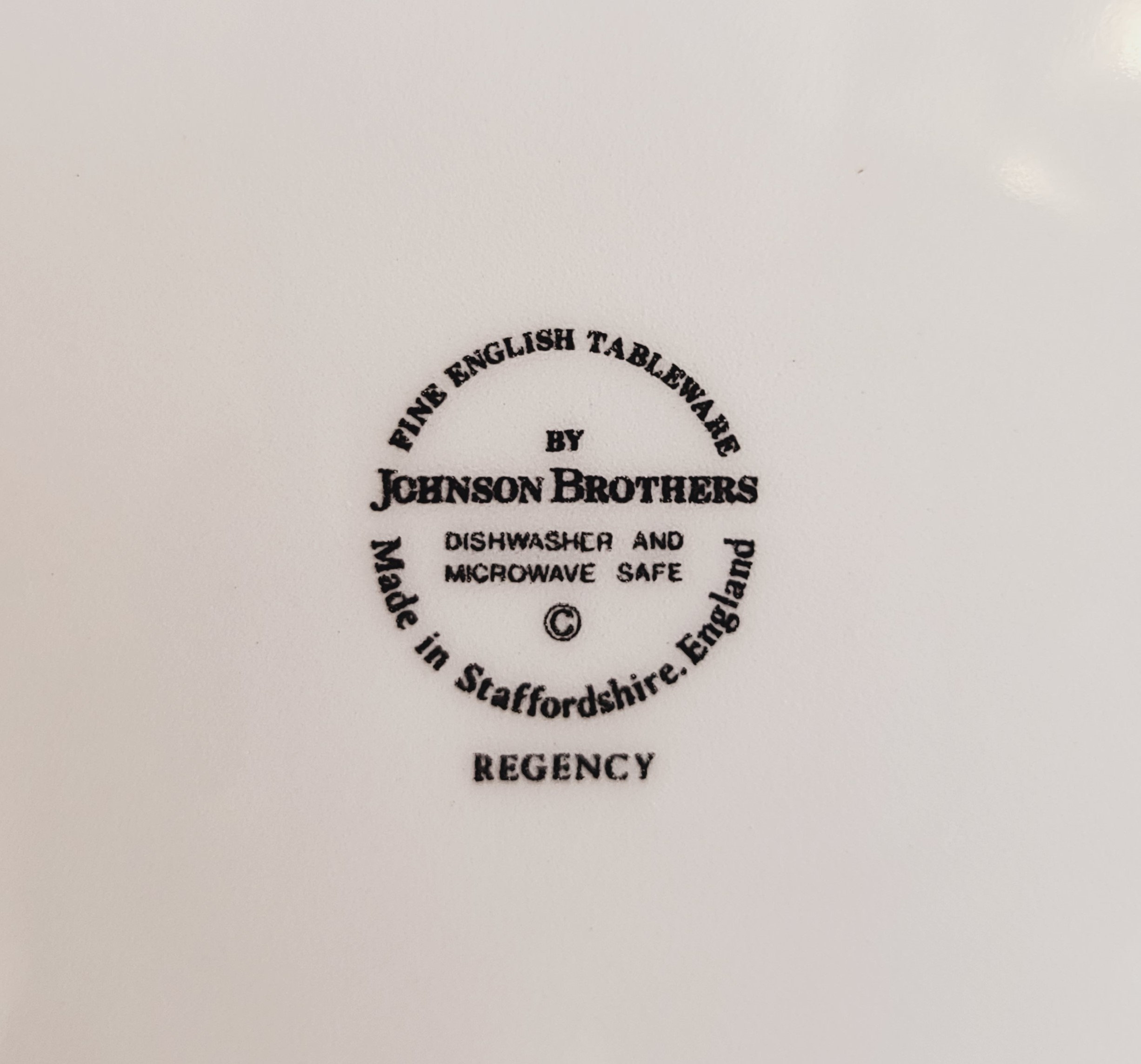 Johnson Brothers Regency 10.5 Large Dinner Plate Ironstone Creamy White ...
