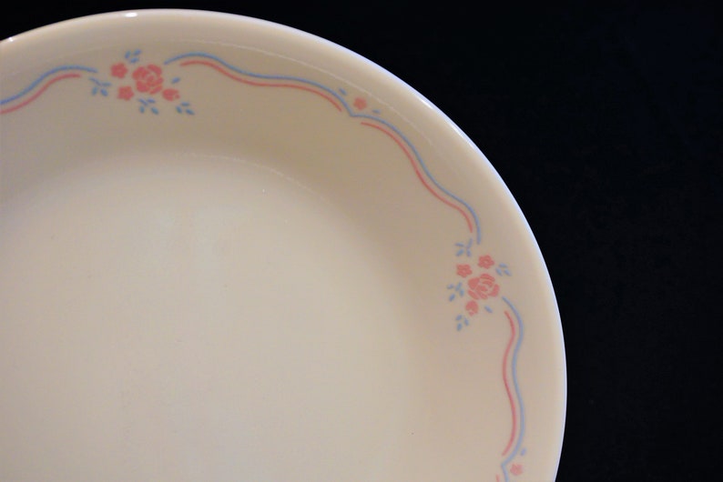 Corelle Set of 4 Bread & Butter Plates 6.75 English Breakfast Pattern ...