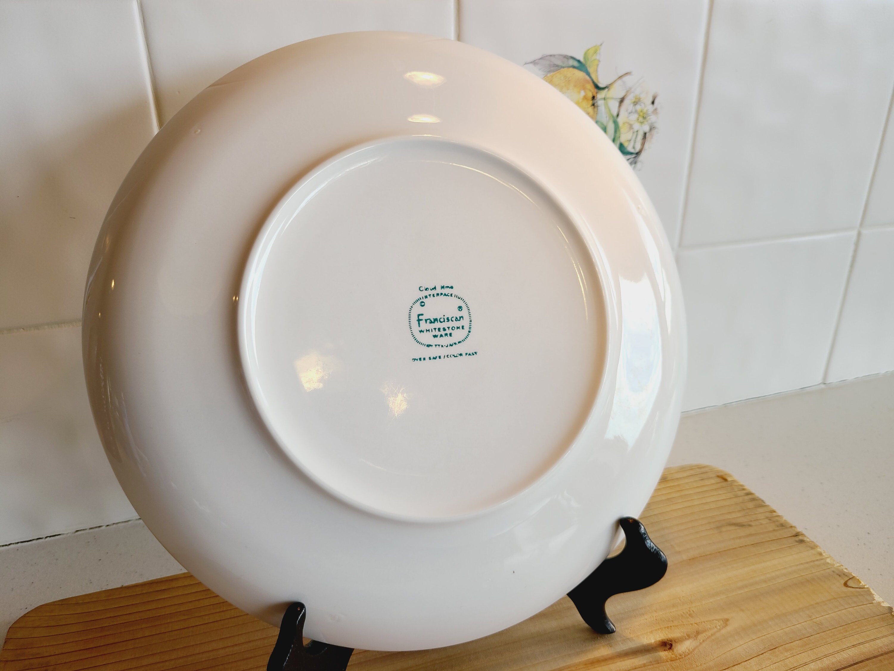 Franciscan Whitestone Cloud Nine Set of 2 Dinner Plates - Etsy