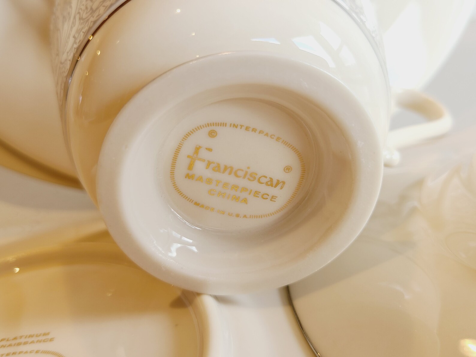 NEW Franciscan Renaissance Platinum 5 Piece Place Setting. - Etsy