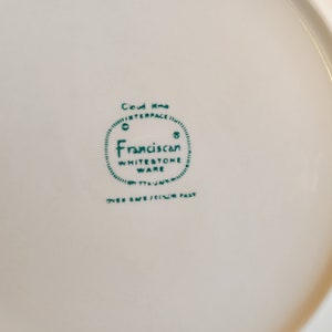 Franciscan Whitestone Cloud Nine Set of 2 Dinner Plates 10.25 Plain ...