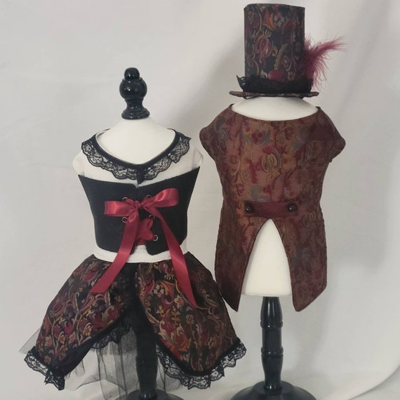 Steampunk Dog Costume cute Dog Clothes halloween victorian - Etsy