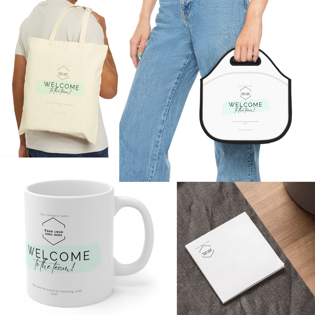 Onboarding Kit, Group of Items for New Employees, Thanks for Joining ...