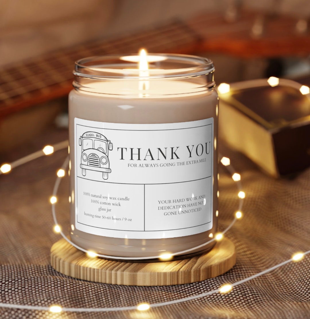 Thank Your Bus Driver School Bus Manager Thank You Appreciation Present ...