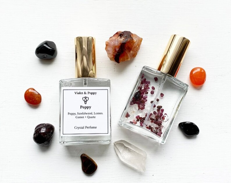 Poppy Crystal Perfume - Etsy