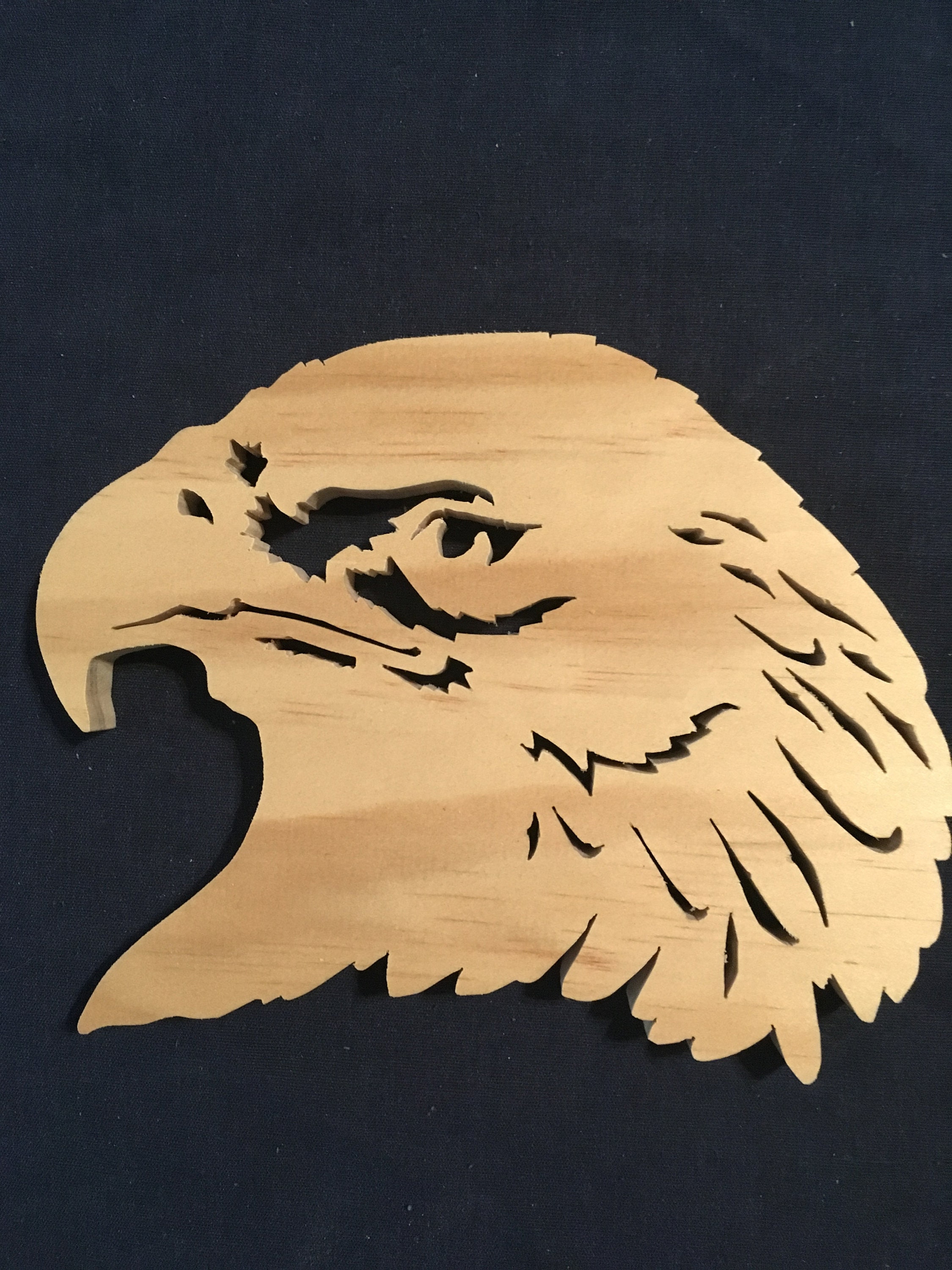 Wooden Eagle Head - Etsy