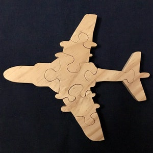 Airplane Puzzle - Etsy