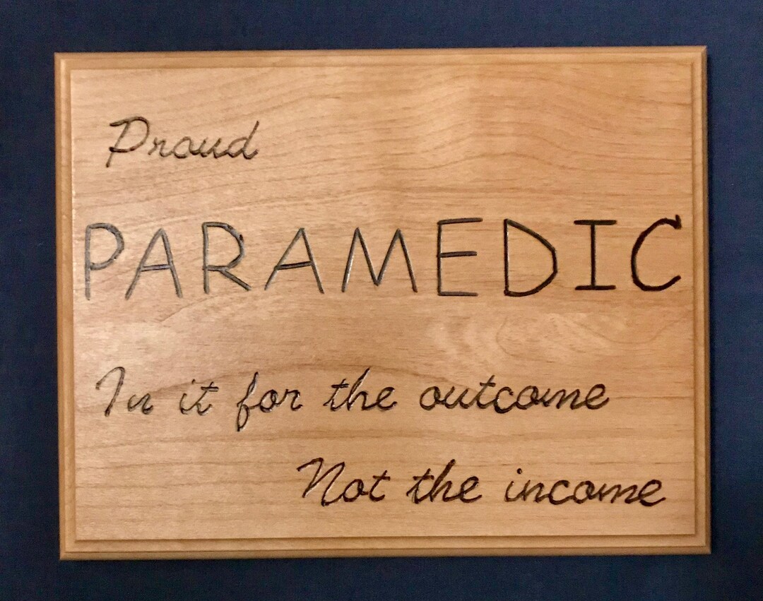 Plaque - Paramedic - Etsy