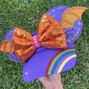 Figment Inspired Visor, Disney Visor, Disney Parks Essentials, Dragon ...