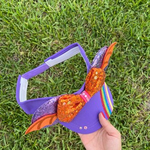 Figment Inspired Visor, Disney Visor, Disney Parks Essentials, Dragon ...