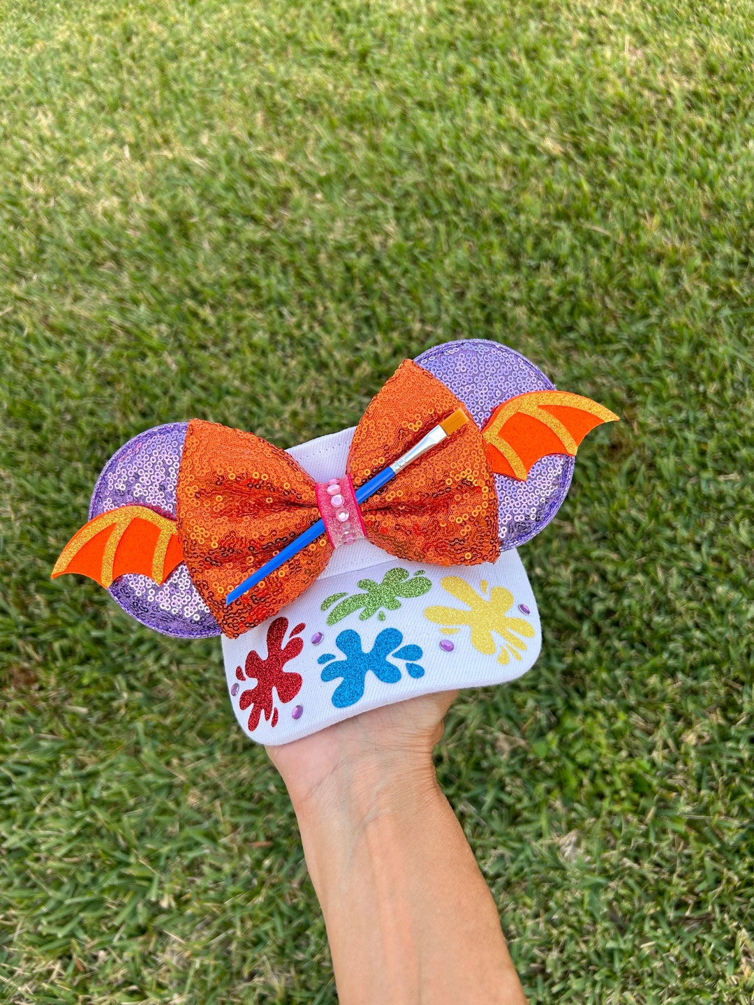 Figment Inspired, Art Festival, Visor White, Disney Visor, Disney Parks ...
