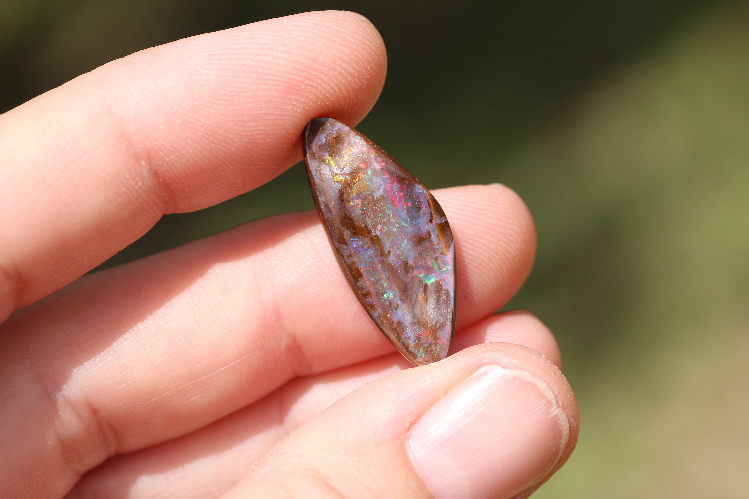 Lovely 11.7ct Freeform Solid Queensland Boulder Opal | Etsy