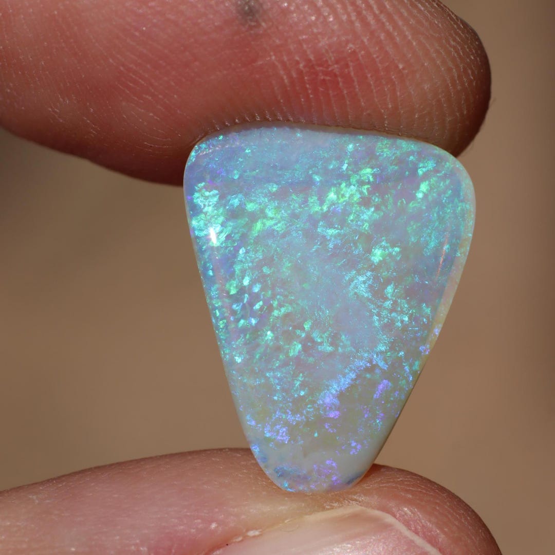 3.6ct Freeform Opal From Lightning Ridge: Natural Australian Gemstone ...