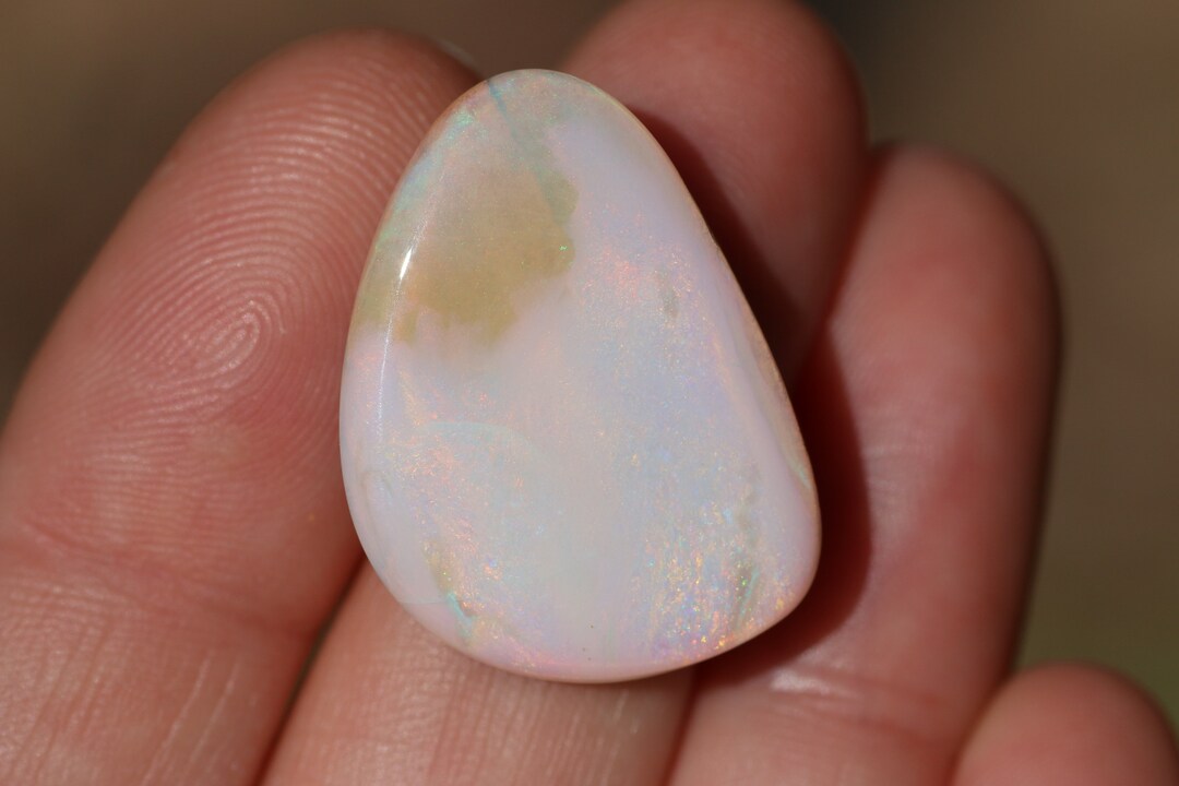Beautiful 21.6ct Freeform Pastel Australian Pipe Opal FLAW 511 Please ...